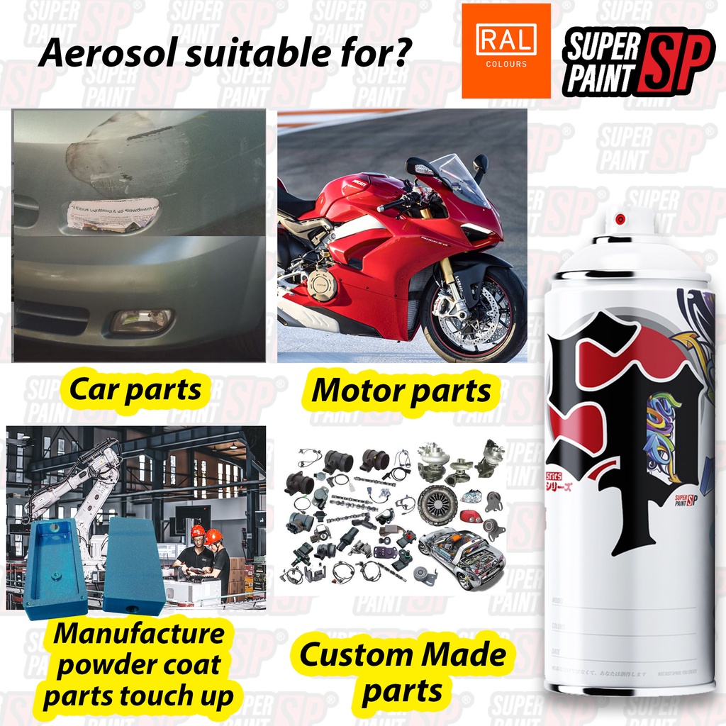 Custom Mix All Colours Aerosol Tin Spray 370ML / Touch Up Pen ...