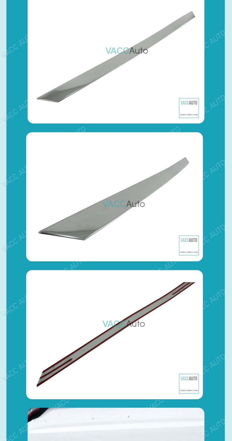 Proton X50 Rear Bumper Chrome Lining Rear Bumper Lip Panel Moulding ...