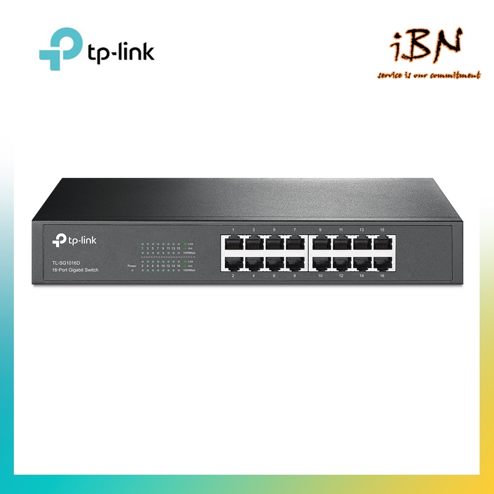 TP‑Link TL‑SG1016D 16‑Port Gigabit Unmanaged Switch Auto MDI/MDIX 10KB ...