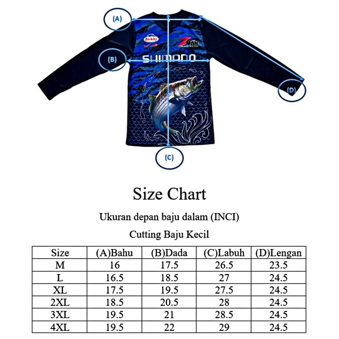 KOLEKSI SEMPURNA Baju Pancing Topeng Muka Men Fishing Shirt Baju ...