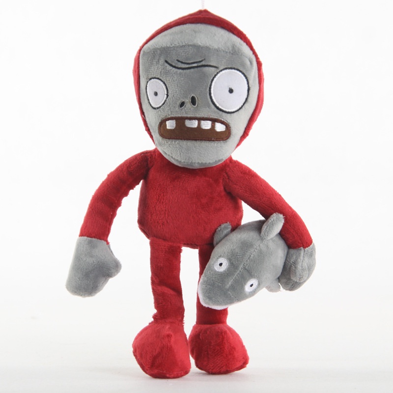 30cm Plants VS Zombies Stuffed Plush Doll Toys Microphone Zombie ...