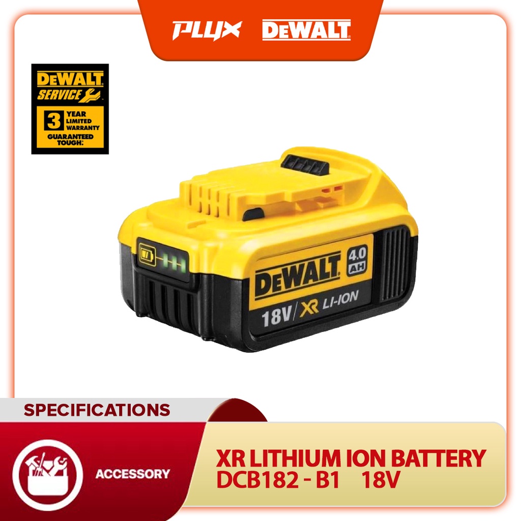 DEWALT DCB182 Battery 18V | Shopee Malaysia