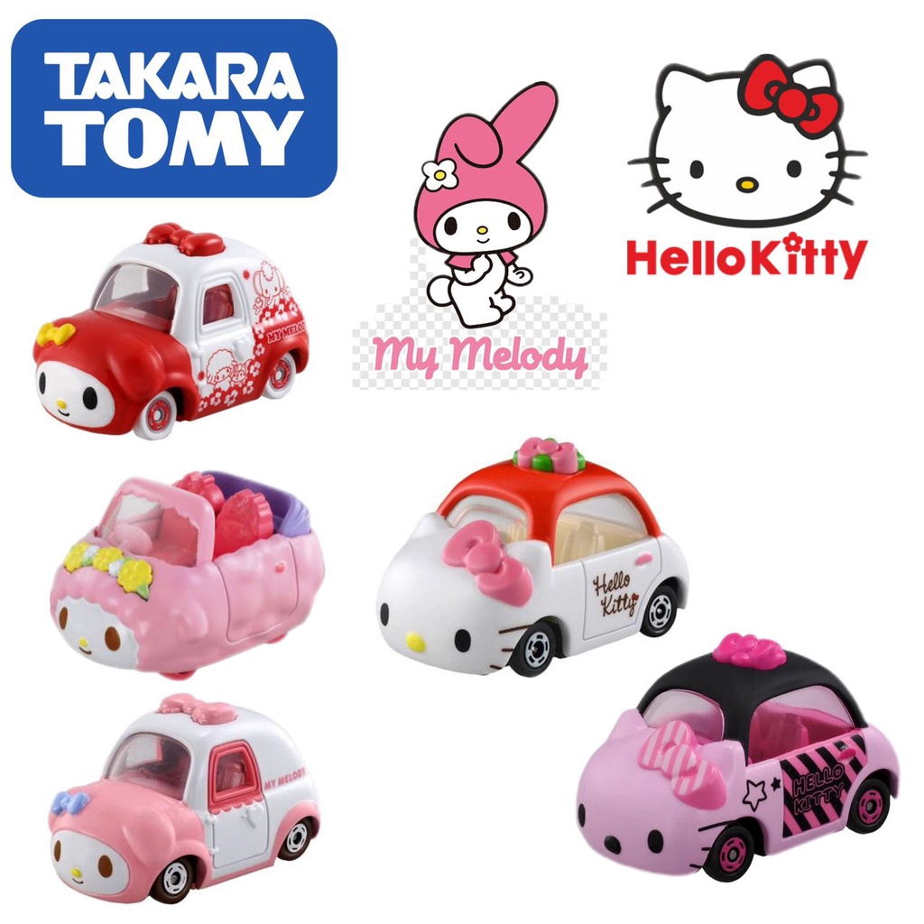 Tomica Takara Hello Kitty & My Melody My Sweet Piano Takara Tomy Die-cast Model Original ...