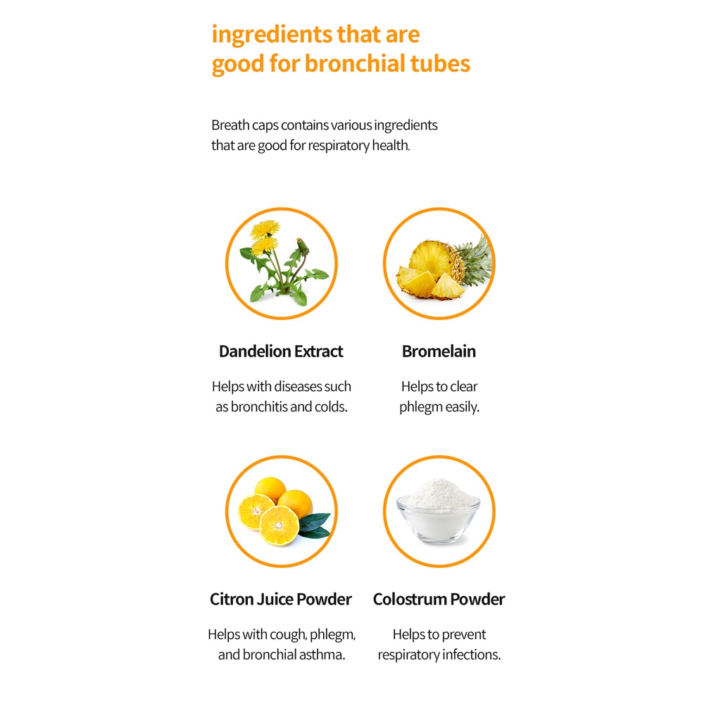 [BONEAPETY KOREA] Breath Caps Dog Bronchial Respiratory Health Cough ...