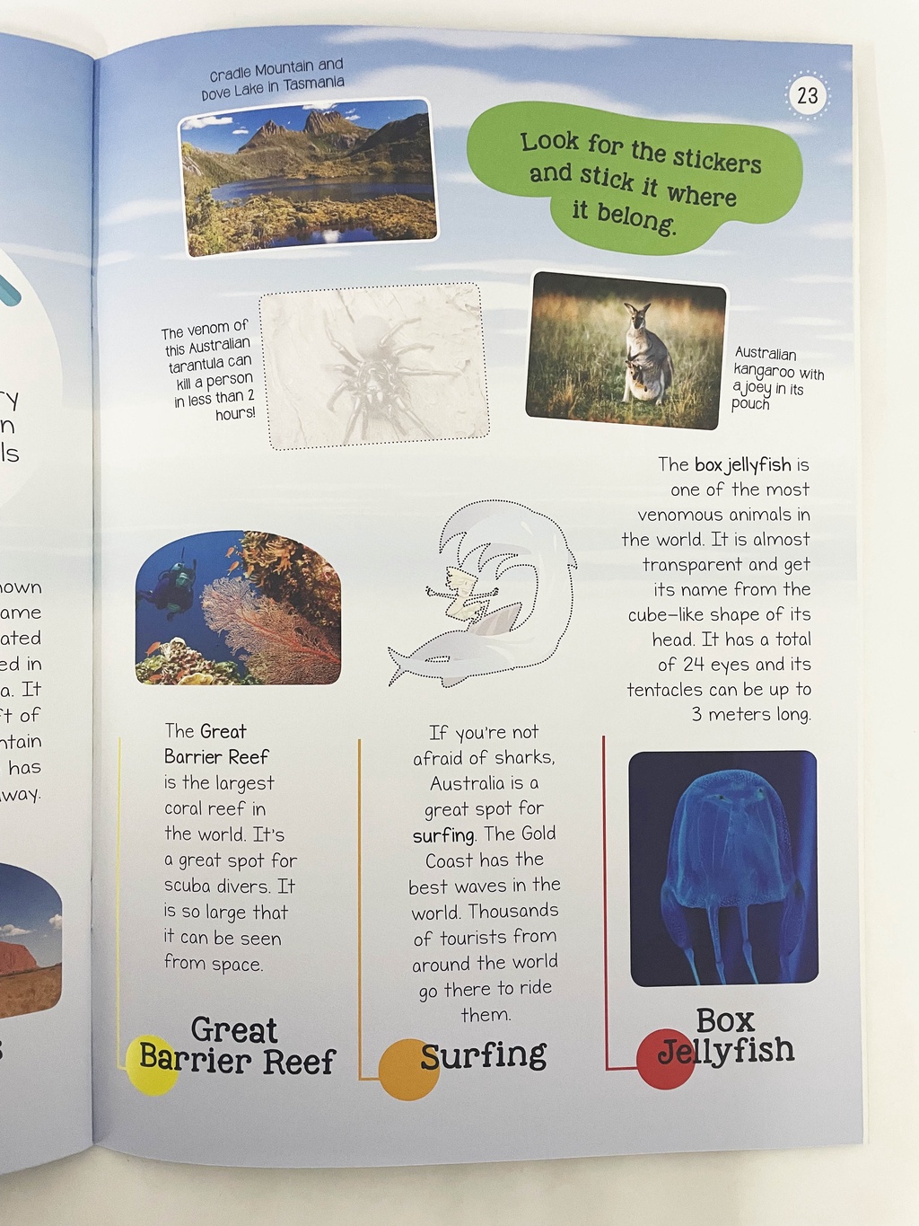 My World Atlas Activity Book with Stickers & Poster For Kids | Shopee ...