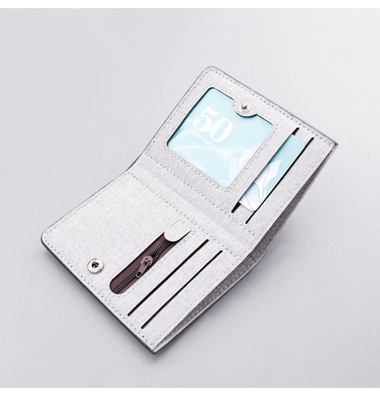 TC BW-028 Vertical Fabric Cotton Wallet Classic Fashion Stylish Easy ...
