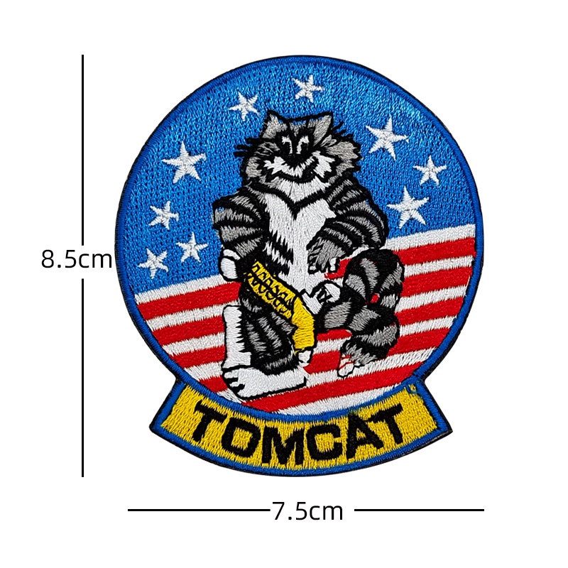 Tomcat F-14 Fighting 31 Embroidered Velcro Tactical Morale Badge Patch ...