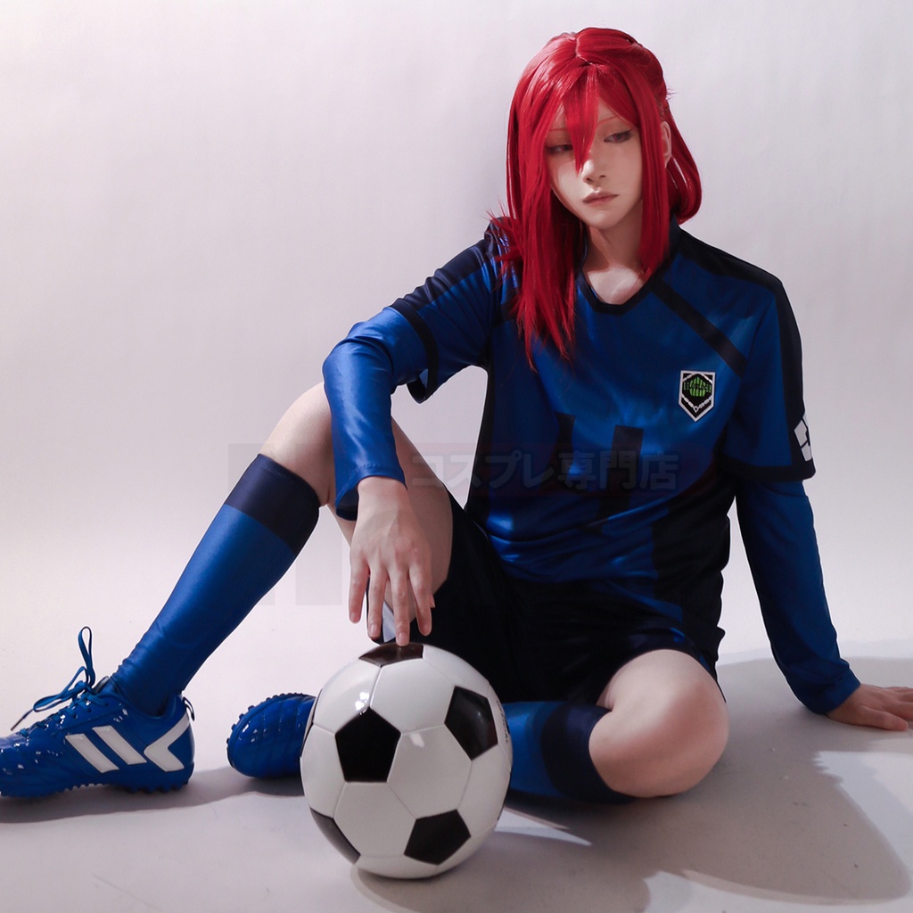 HOLOUN Blue Lock Anime Cosplay Costume Isagi T-shirt Football Soccer ...