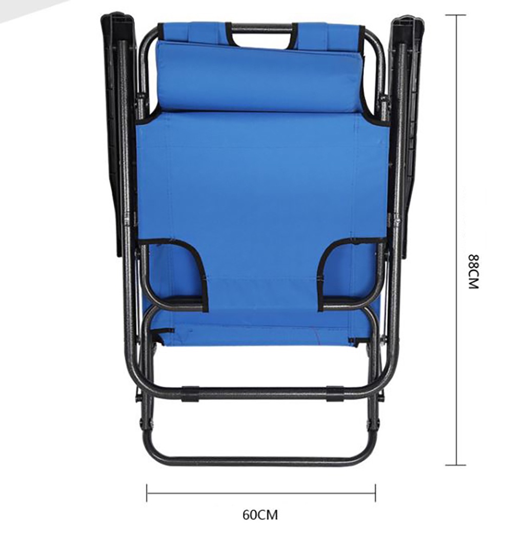 LC006 Lazy Chair 2 in 1 Portable Folding Chair & Bed Lazy Chair Outdoor ...