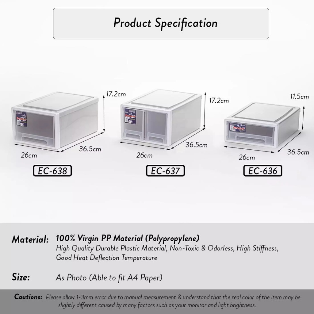 MAXEKO 🕊 Elianware Laci Pejabat Moden yang Elegan Kotak Penyimpanan ...