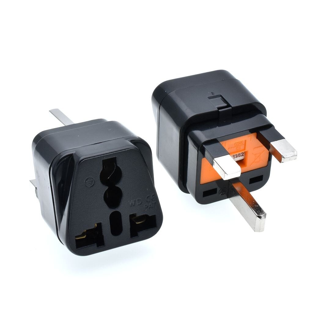 Universal Adapter Adaptor China Plug 2 Pin to 3 Pin Plug converter ...