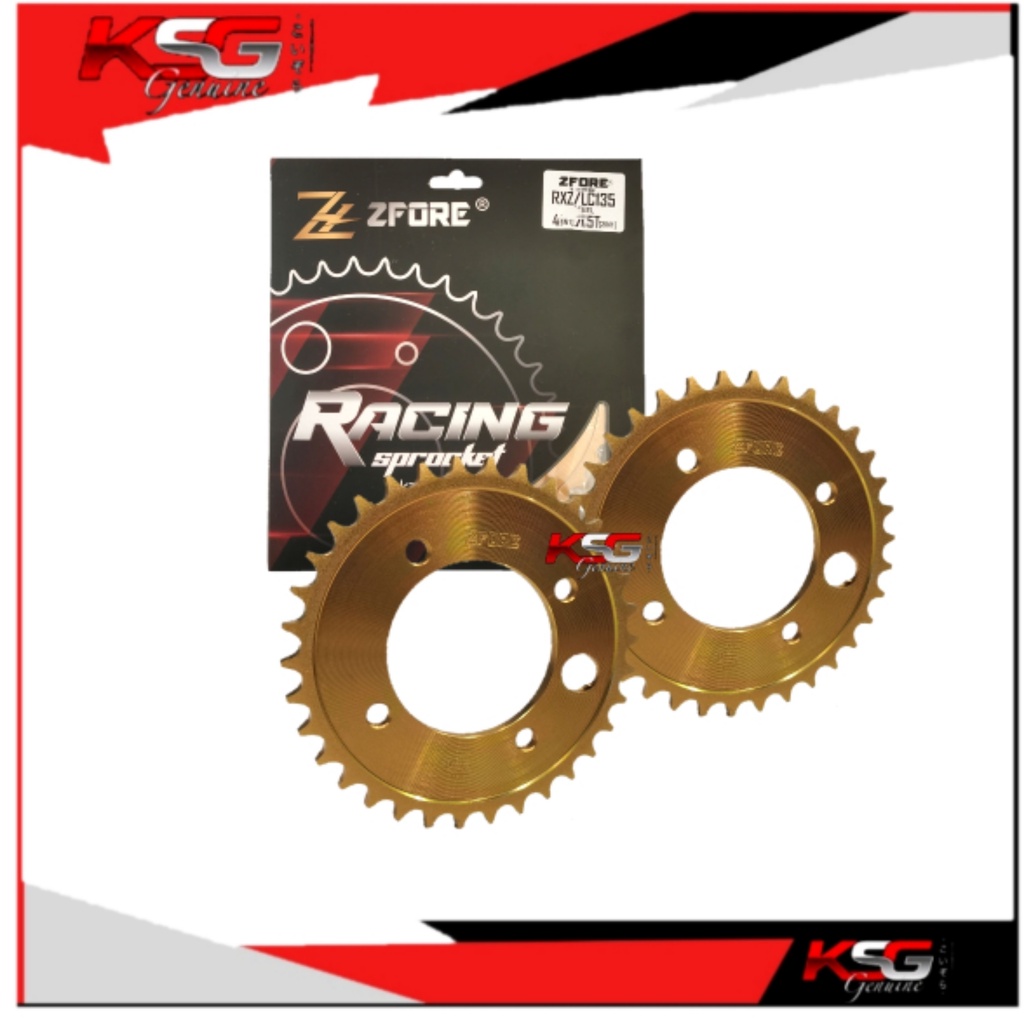 ZFORE Sprocket LC135 Y125Z RXZ SS2 415 Racing ZFORE Spoket Penuh Steel ...