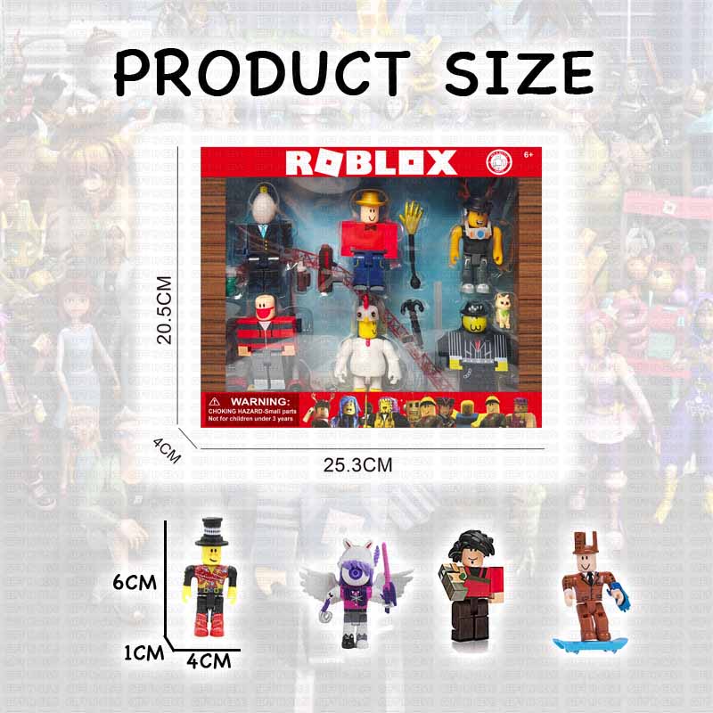 ROBLOX Virtual World Game Puppet Building Block Doll Figure Toy ...