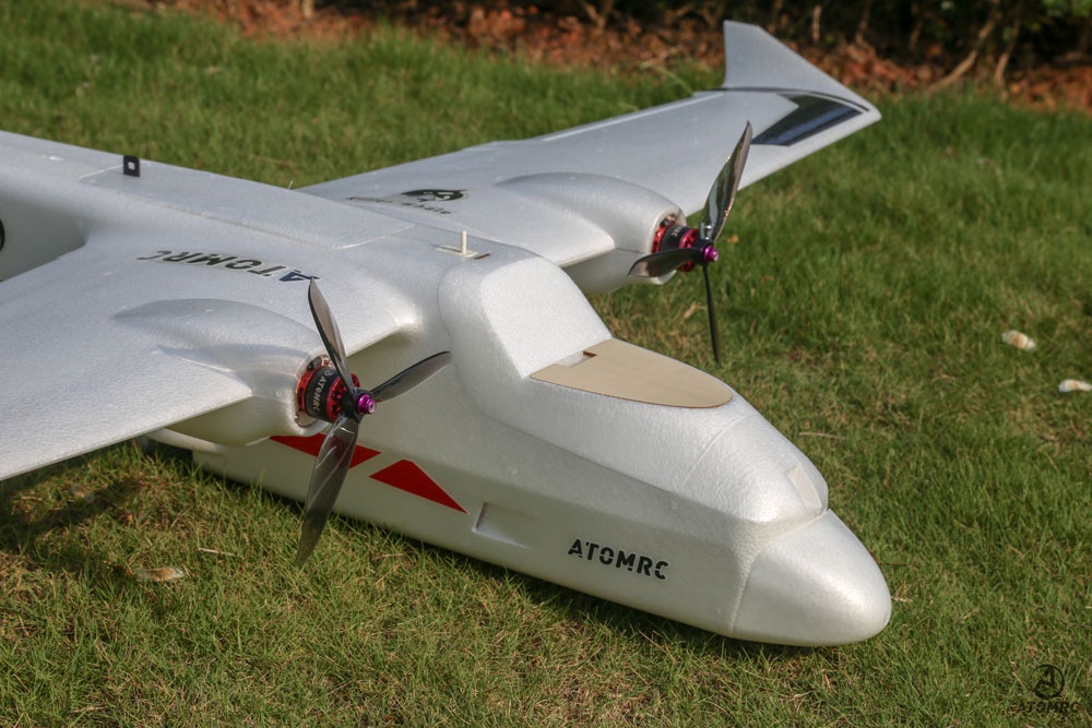 2.0ATOMRC Killer Whale 1255mm Wingspan RC Airplane Fixed Wing AIO EPP ...