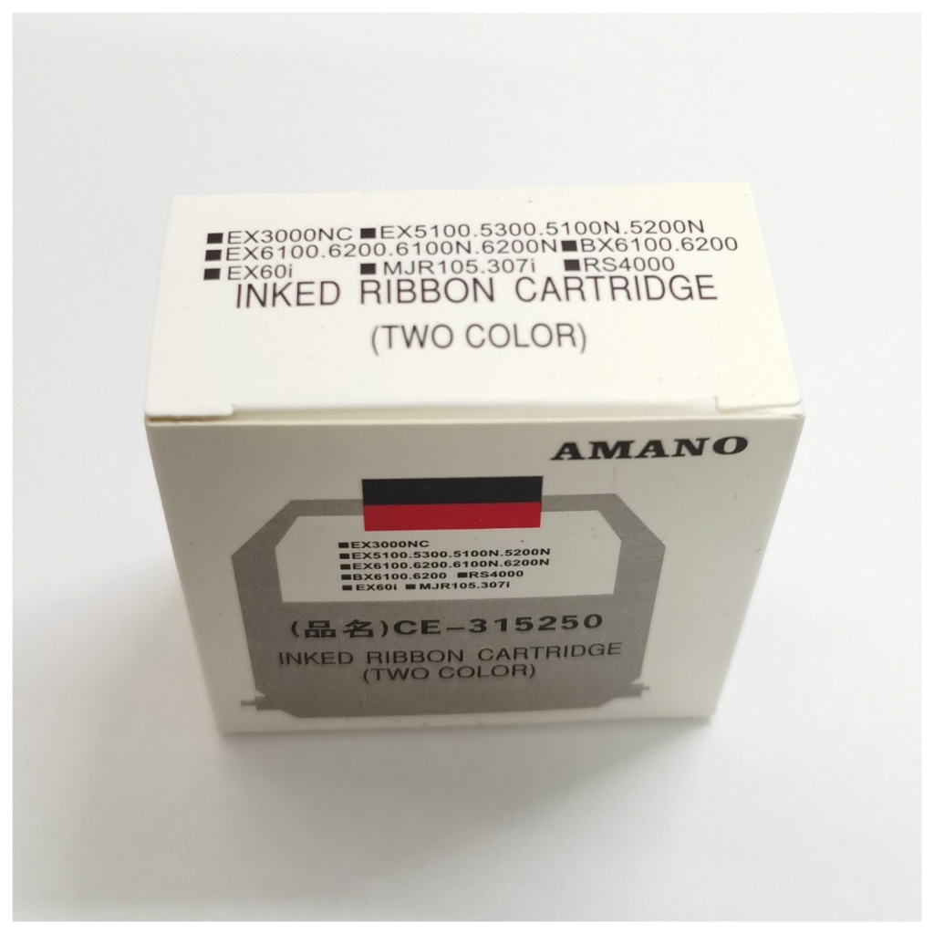 AMANO RIBBON ORIGINAL / AMANO EX3500N RIBBON FOR PUNCH CARD MACHINE ...