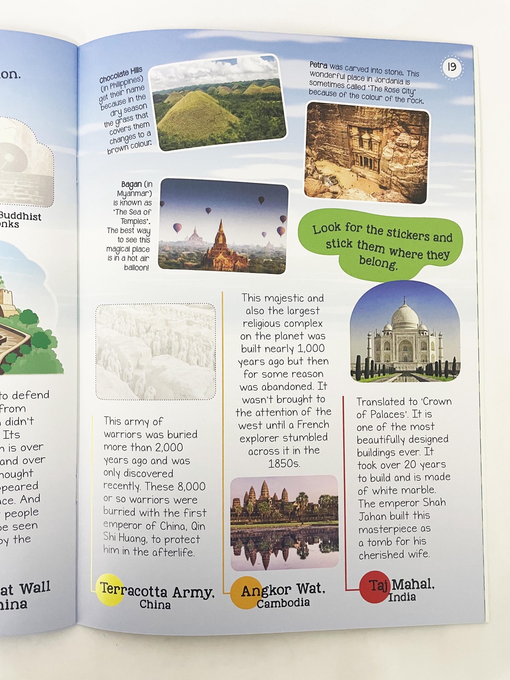 Wonders of the World Atlas Activity Book with Stickers & Poster For ...
