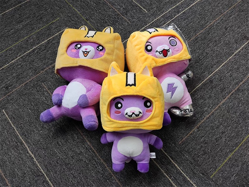 Lankybox Boxy/Foxy/Rocky Removable Cartoon Robot Soft Toy Plush ...