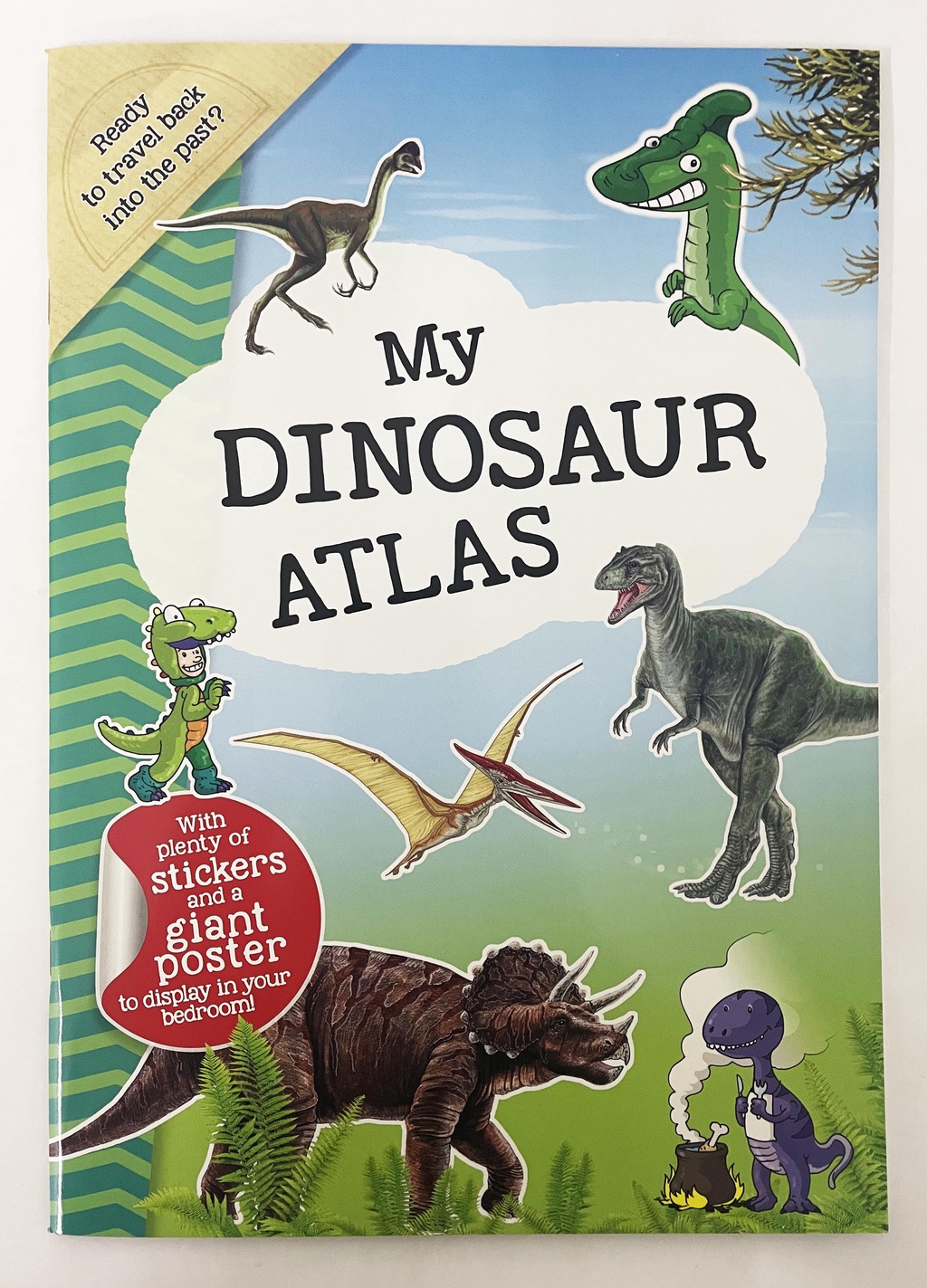 My Dinosaur Atlas Illustrated Activity Book with Dinosaur Stickers ...