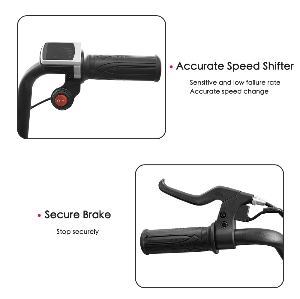 FB Electric Scooter Bike ESB001 150W Smart Rechargeable Scooter Bike with Seat with Basket Long ...
