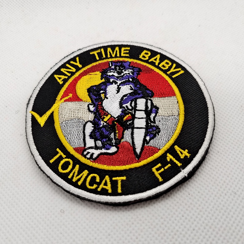 Tomcat F-14 Fighting 31 Embroidered Velcro Tactical Morale Badge Patch ...