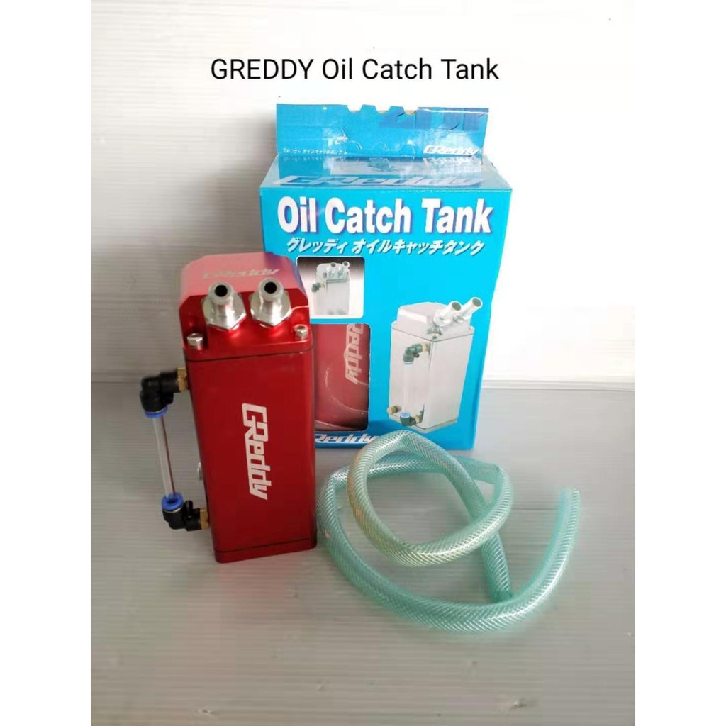 Greddy oil catch tank Universal Aluminum Alloy Reservoir Oil Catch Tank ...