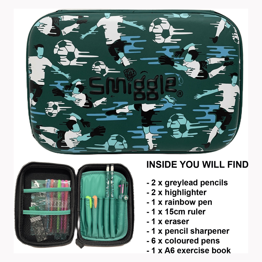 SMIGGLE Pencil Case WITH KIT Original School Stationery Murah Cantik ...