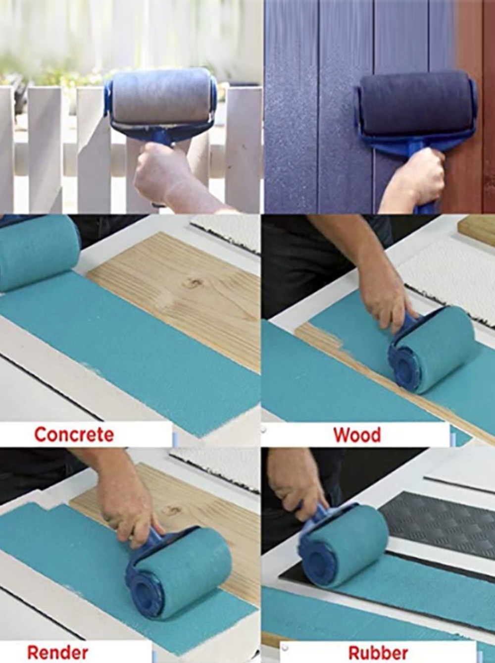 ODOSO 7 in 1 Paint Roller DIY Painting Brush Tool Painting Accessories ...