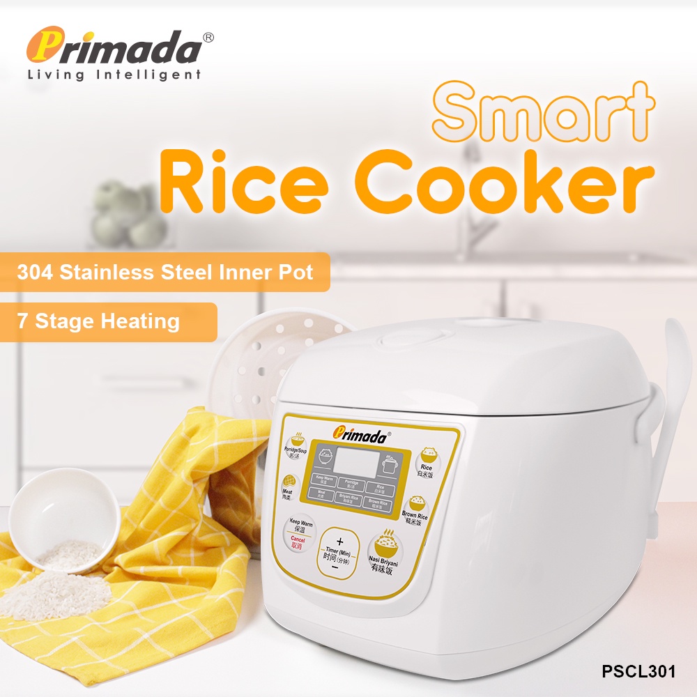 Primada Smart Rice Cooker PSCL301 | Shopee Malaysia