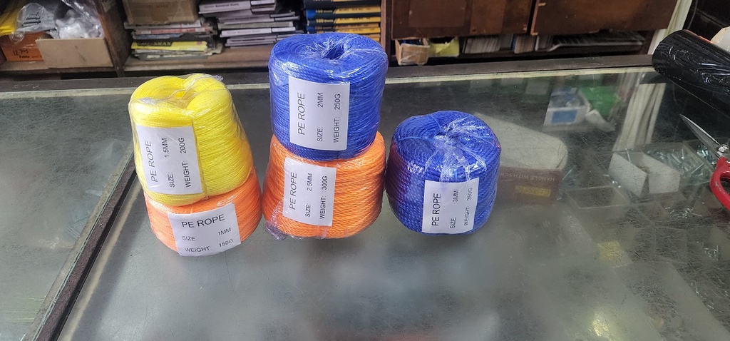 PE ROPE / NYLON ROPE / POLYETHYLENE ROPE / 1.0 1.5 2.0 .2.5 3.0 NYLON ...