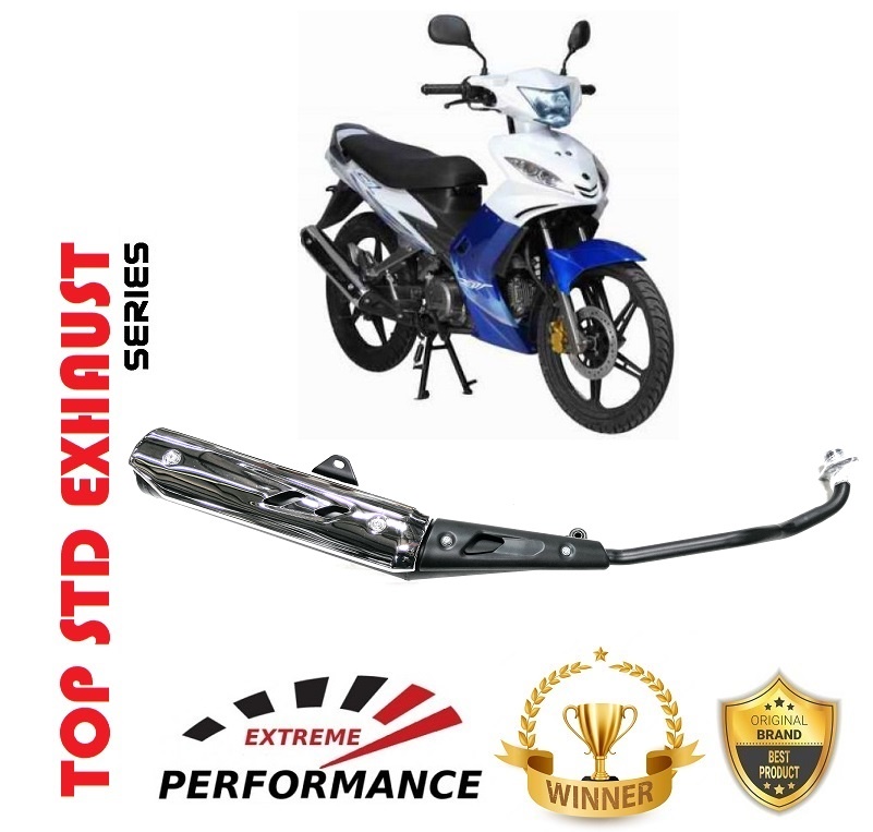EVO 110 Z ZR Std Pipe Ekzos Demak ori exzos evo110 evoz evozr EJM Standard Exhaust racing epower ...