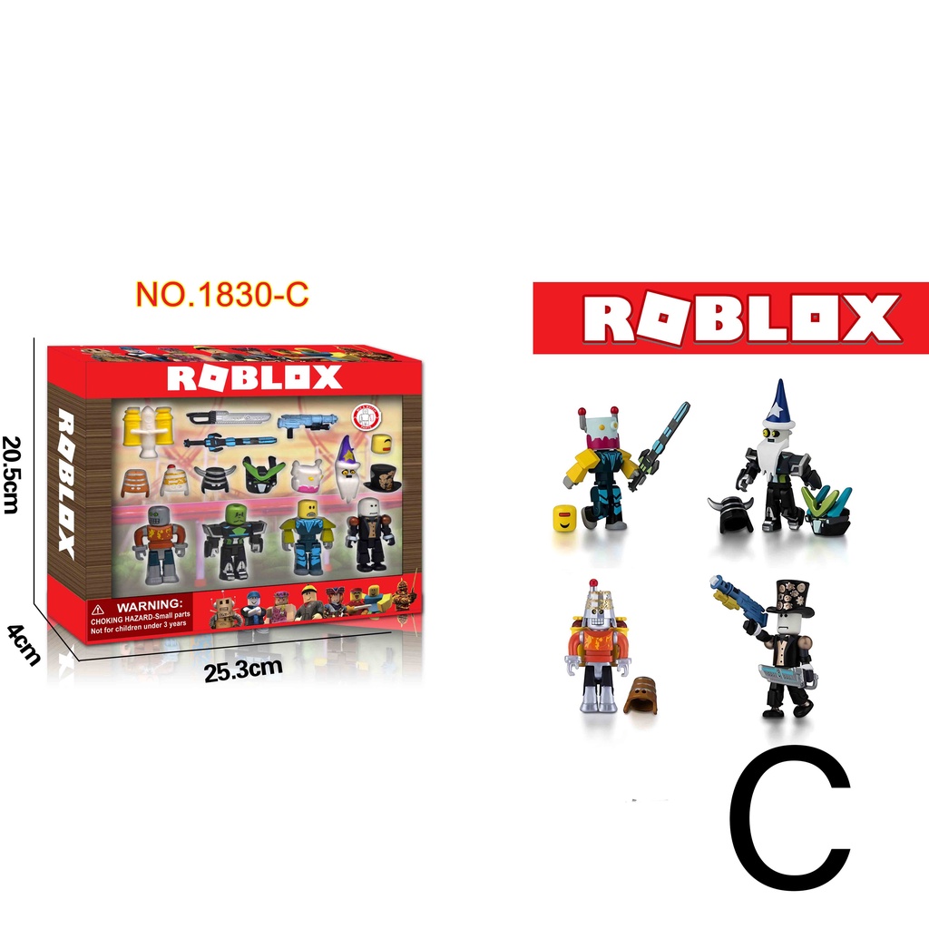 ROBLOX Virtual World Game Puppet Building Block Doll Figure Toy ...
