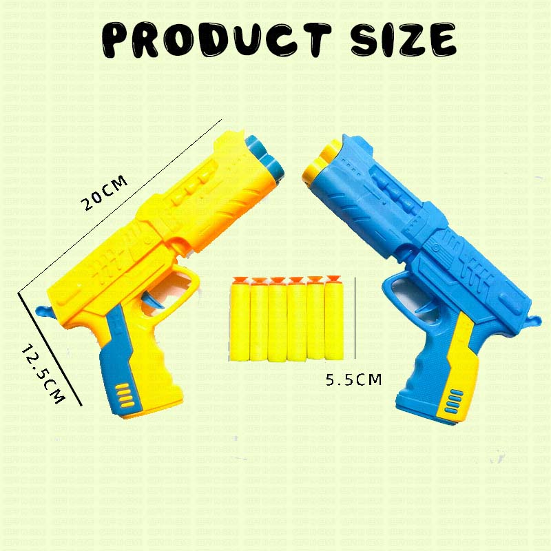 Dual-Use Soft Bullet Dual Gun Toy Short Gun Sniper Blaster Pistol Toys ...