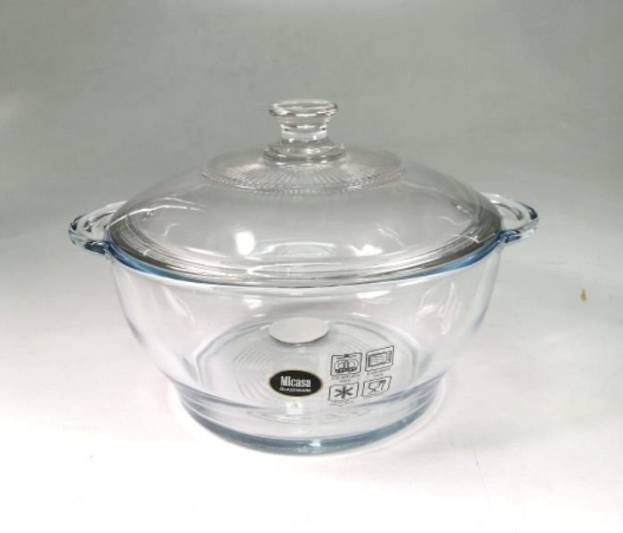 (GSF) Micasa Square Tempered Amber Glass Casserole / Glass Casserole1 ...