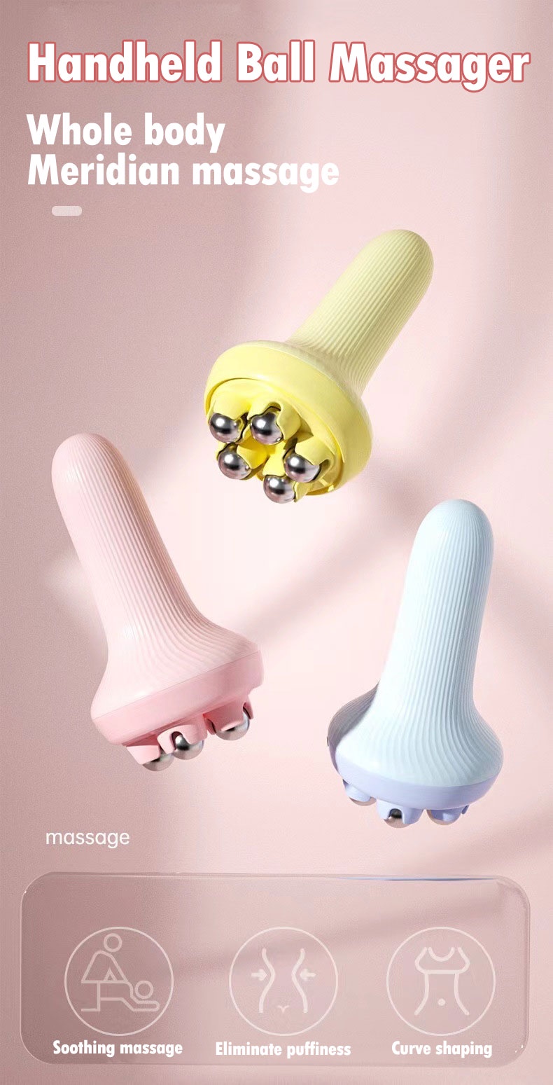 Massage Roller 5-Bead Ball Massager Multifunctional Professional ...