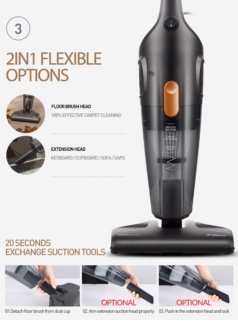 Airbot DX115C | 2 in 1 Handheld Mini Wired Vacuum Cleaner Ultra-Light ...