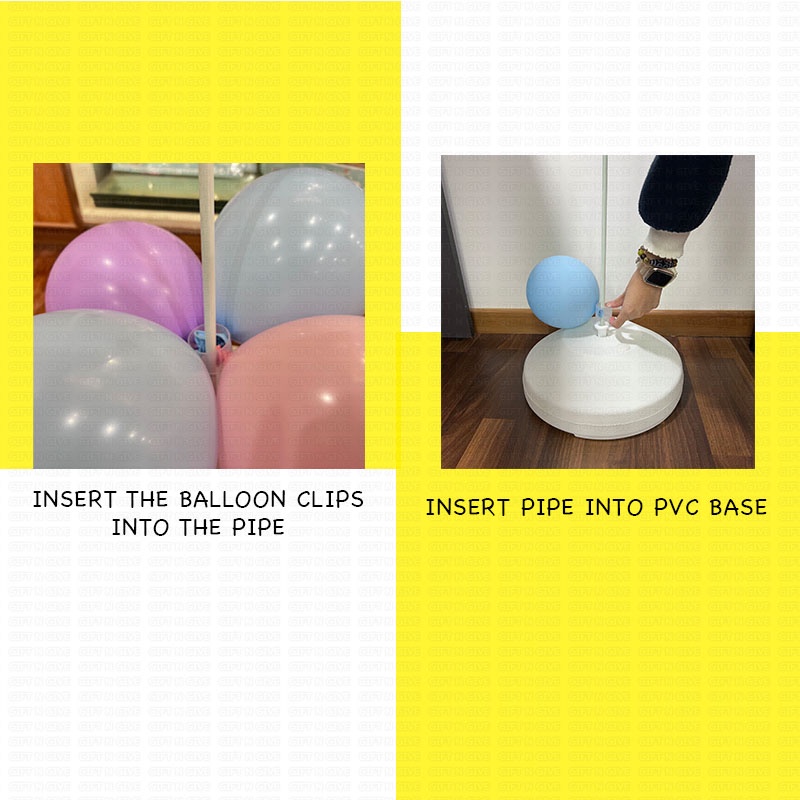 2M Adjustable Balloon Arch Stand Balloon with Base Stand Garland Party ...