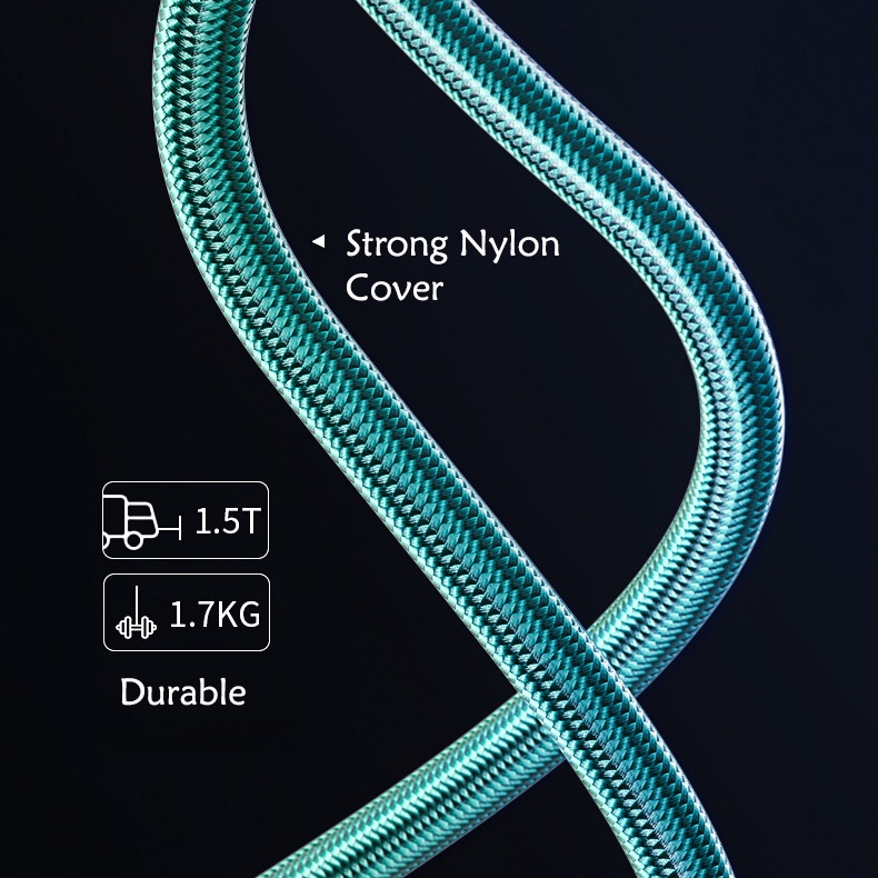 3 In 1 6A Super Fast Charge Data Cable Type-C Micro USB Charger Sync ...