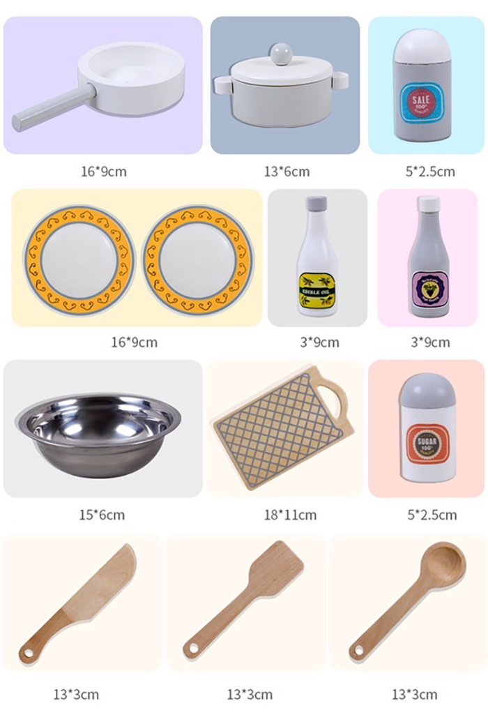 TKB-25 Japanese design Kitchen Toys Pretend Play Kids Kitchen Wooden ...