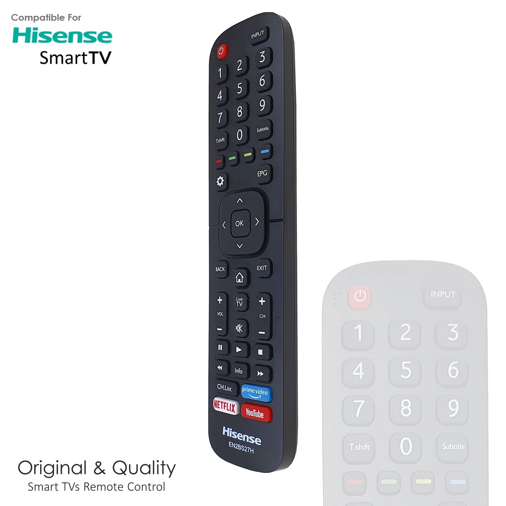 *Original Quality* Compatible For Hisense Smart TV Remote Control ...