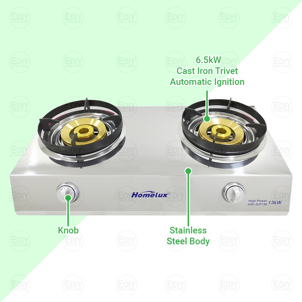 13kW HOMELUX COMMERCIAL HEAVY DUTY STAINLESS STEEL HIGH POWER JET FLAME ...