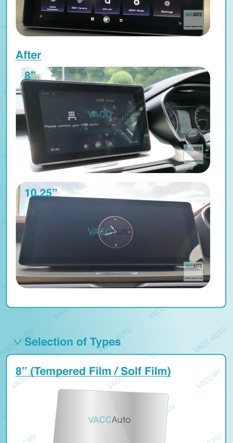 Proton X50 Head Unit Screen Center Console Multimedia Player ...