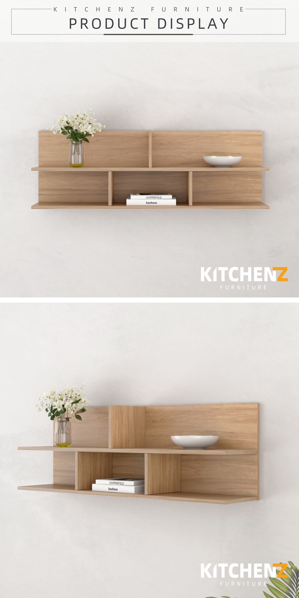 [FREE Shipping] KitchenZ Riley Series Kitchen Cabinet Wall Unit Storage ...