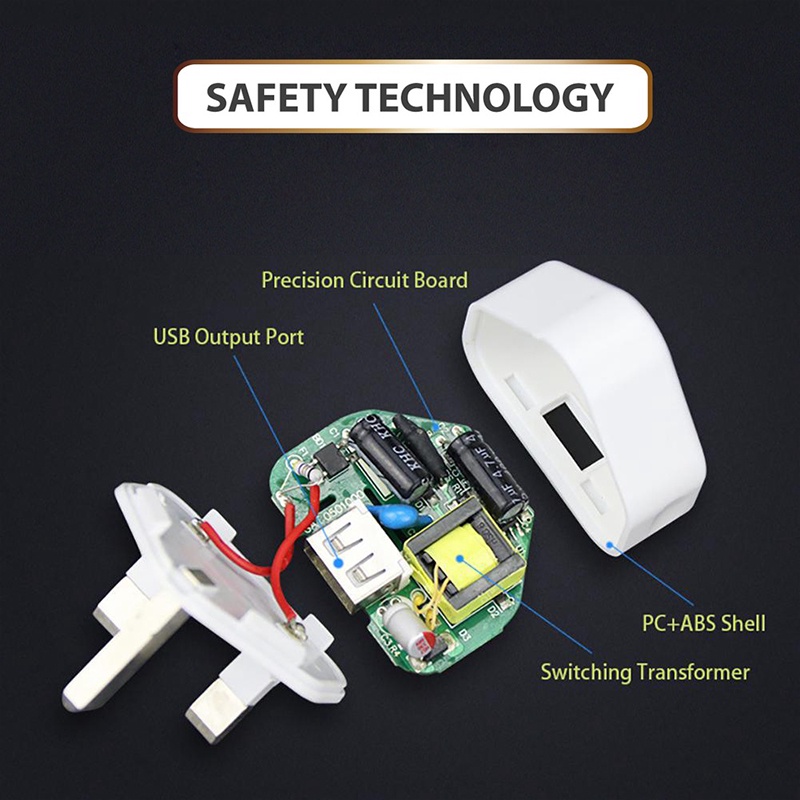 Power Plug UK Charger Standard Mobile Phone Charging Head Triangular ...