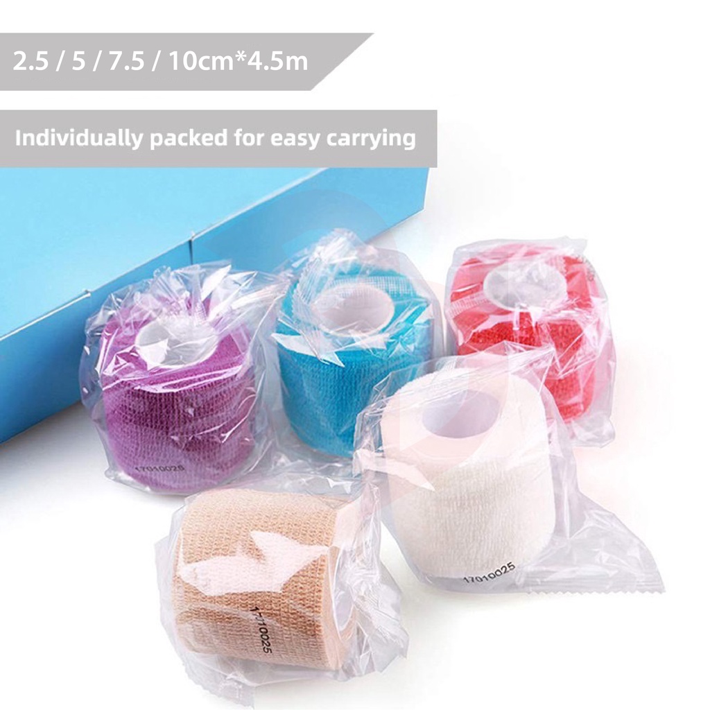 Sport Bandage Tape Self Adhesive Elastic Bandage First Aid Tape Wrap ...