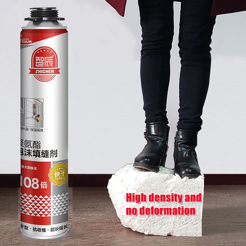 Polyurethane Foam PU Foam Spray 750ml Home Living Fill Crack and Joint Spray Busa untuk ...