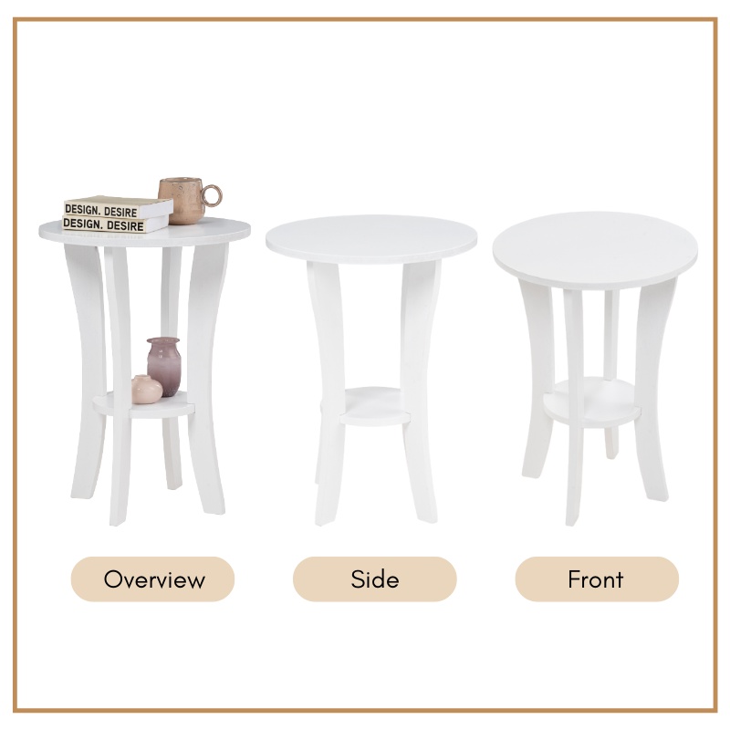 Alora Furniture - MULIA Side Table (2pcs) / Telephone Table / Bedside ...