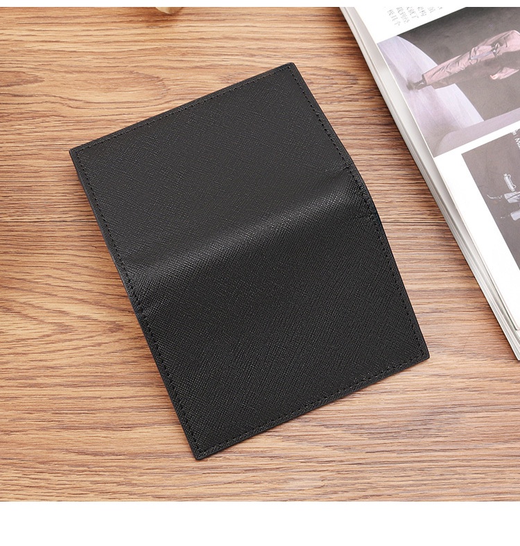 TC BW-045 Premium Genuine Cowhide Saffiano Leather Business Card Holder ...