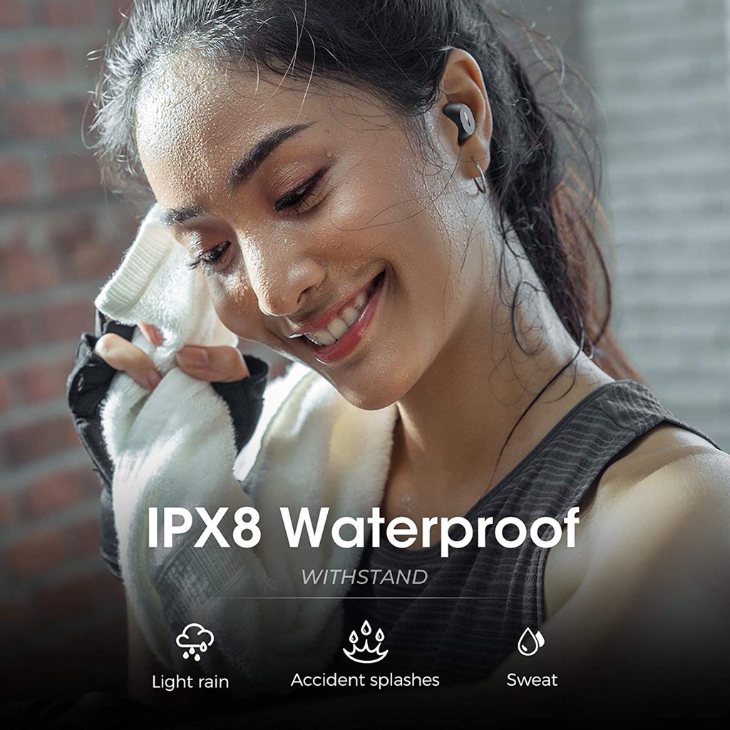 Mpow M12 Earbuds Wireless Charging USB-C Bluetooth Headphones Earphones ...