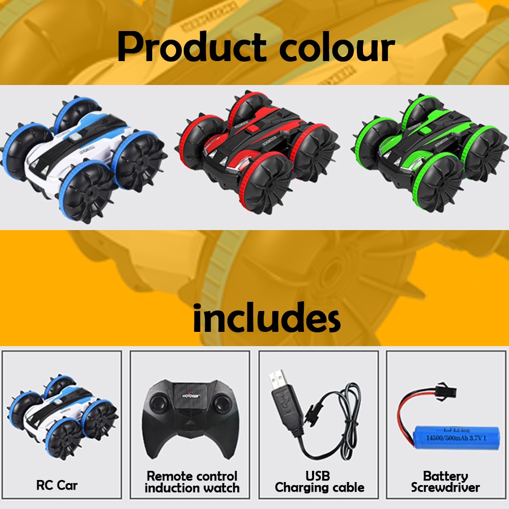TENSO TRC003 Rechargeable 360 Degrees 2.4G 4WD RC Cars 4x4 Off Road ...