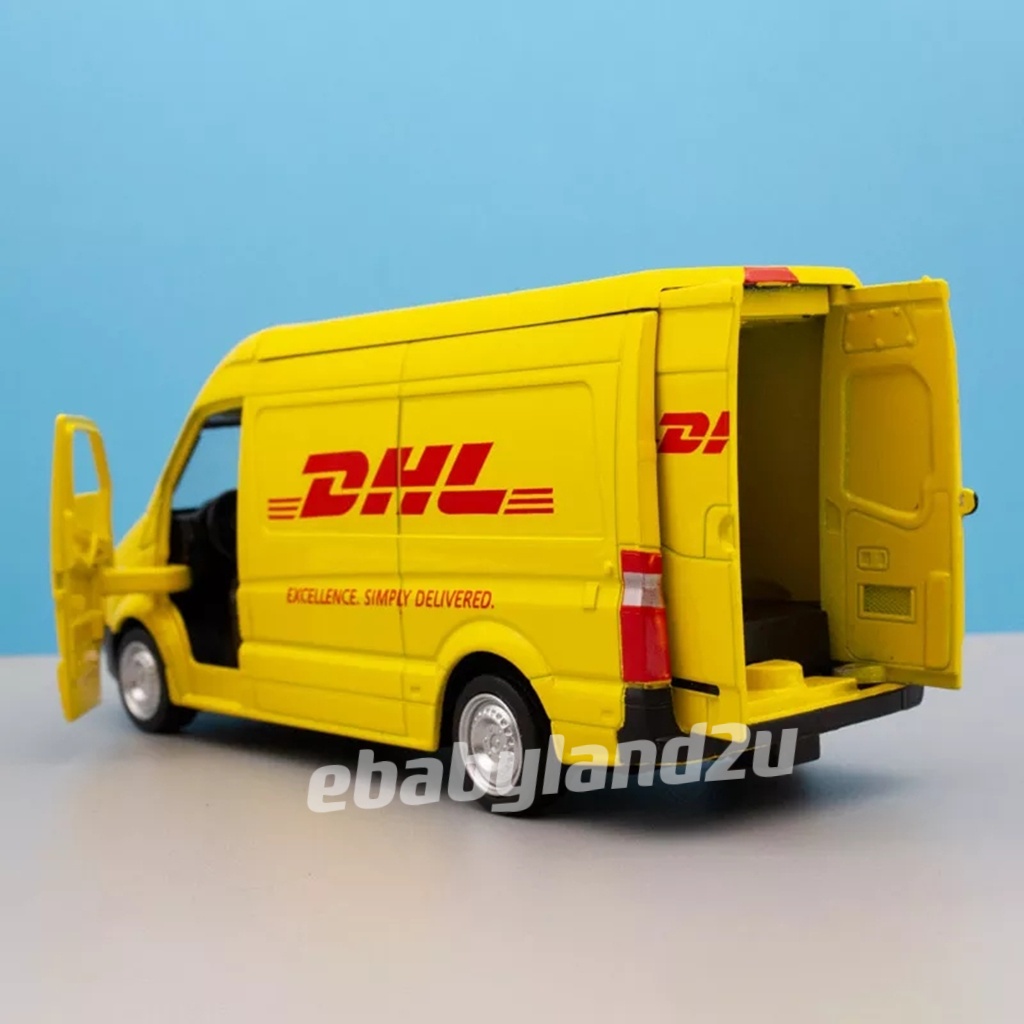 Die Cast Van DHL 1:36 Scale Pull Back Diecast Vehicle Models | Shopee ...